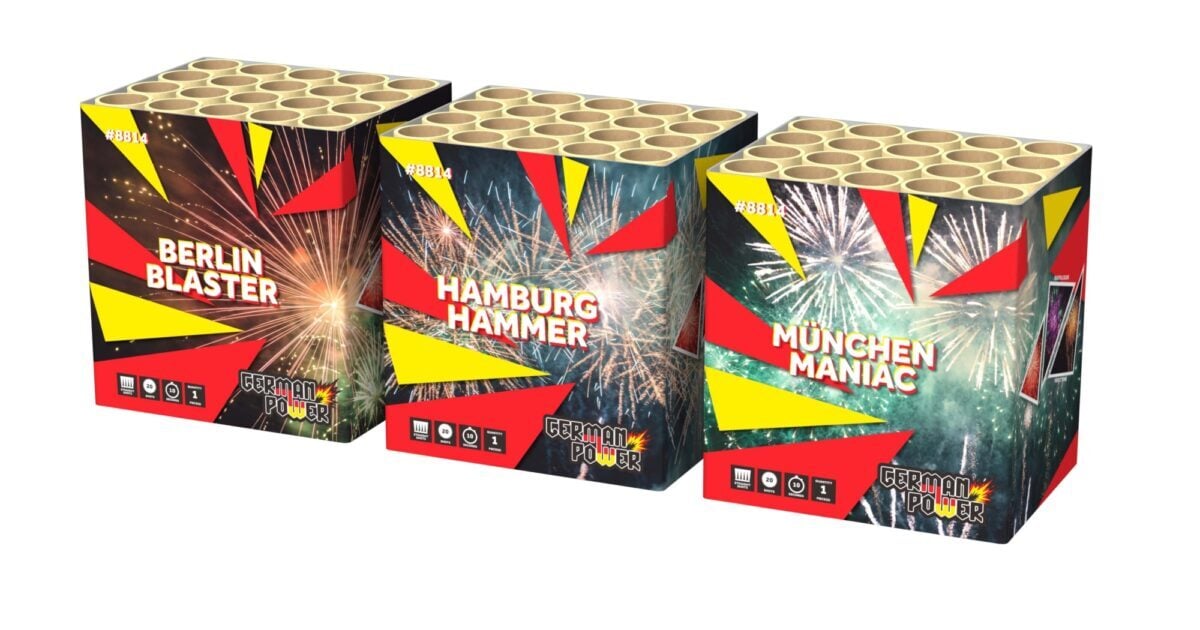 Berlin Blaster - Hamburg Hammer - München Maniac… | Coppens Vuurwerk